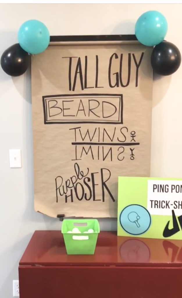 Simple DIY “Dude Perfect” Themed Birthday Party – Decor + Game Tips and ...